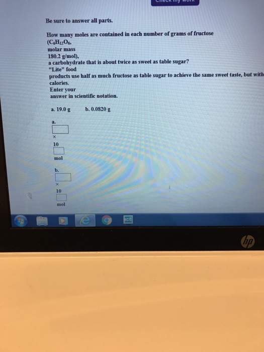 Solved How many moles are contained in each number of grams | Chegg.com