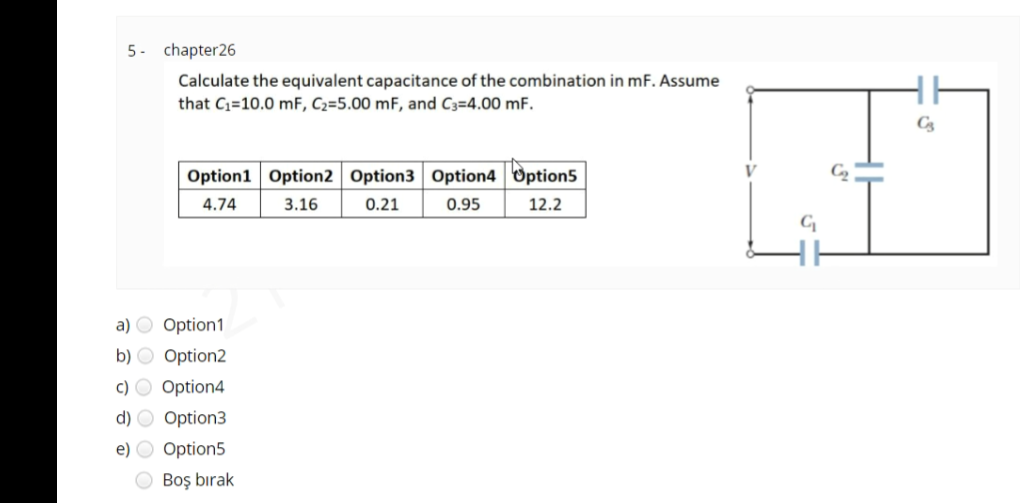 Solved Calculate the equivalent capacitance of the | Chegg.com