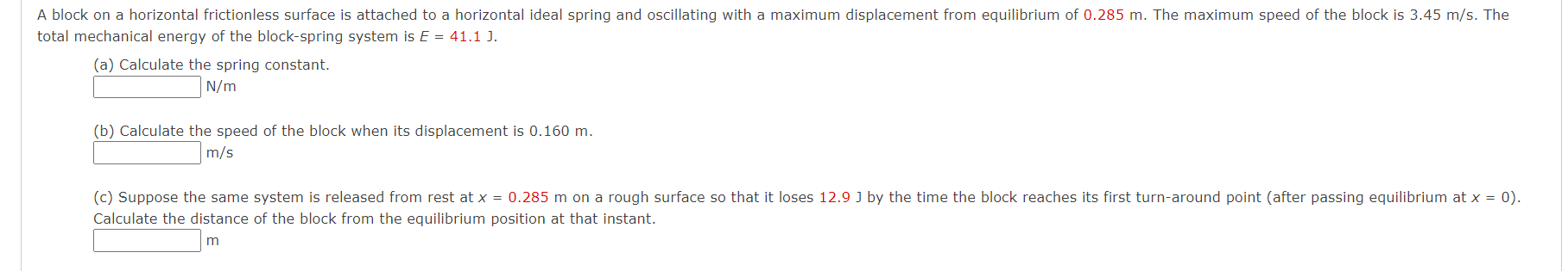 Solved A block on a horizontal frictionless surface is | Chegg.com
