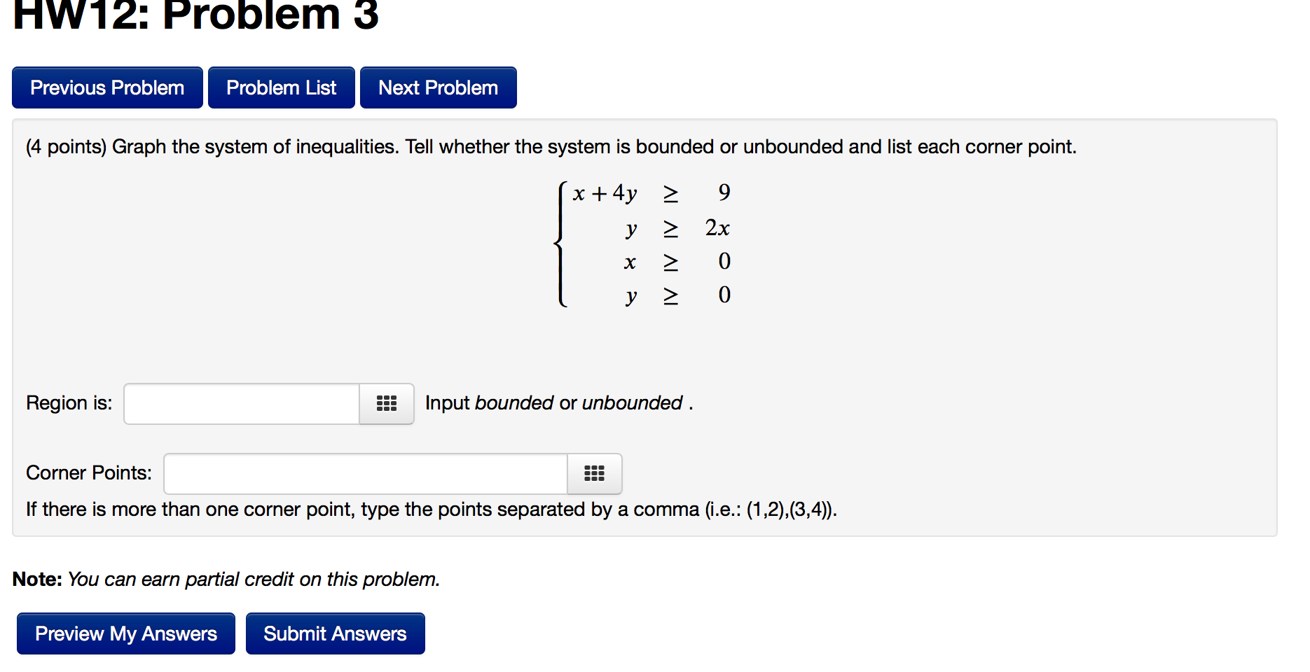 Solved HW12: Problem 3 Previous Problem Problem List Next | Chegg.com