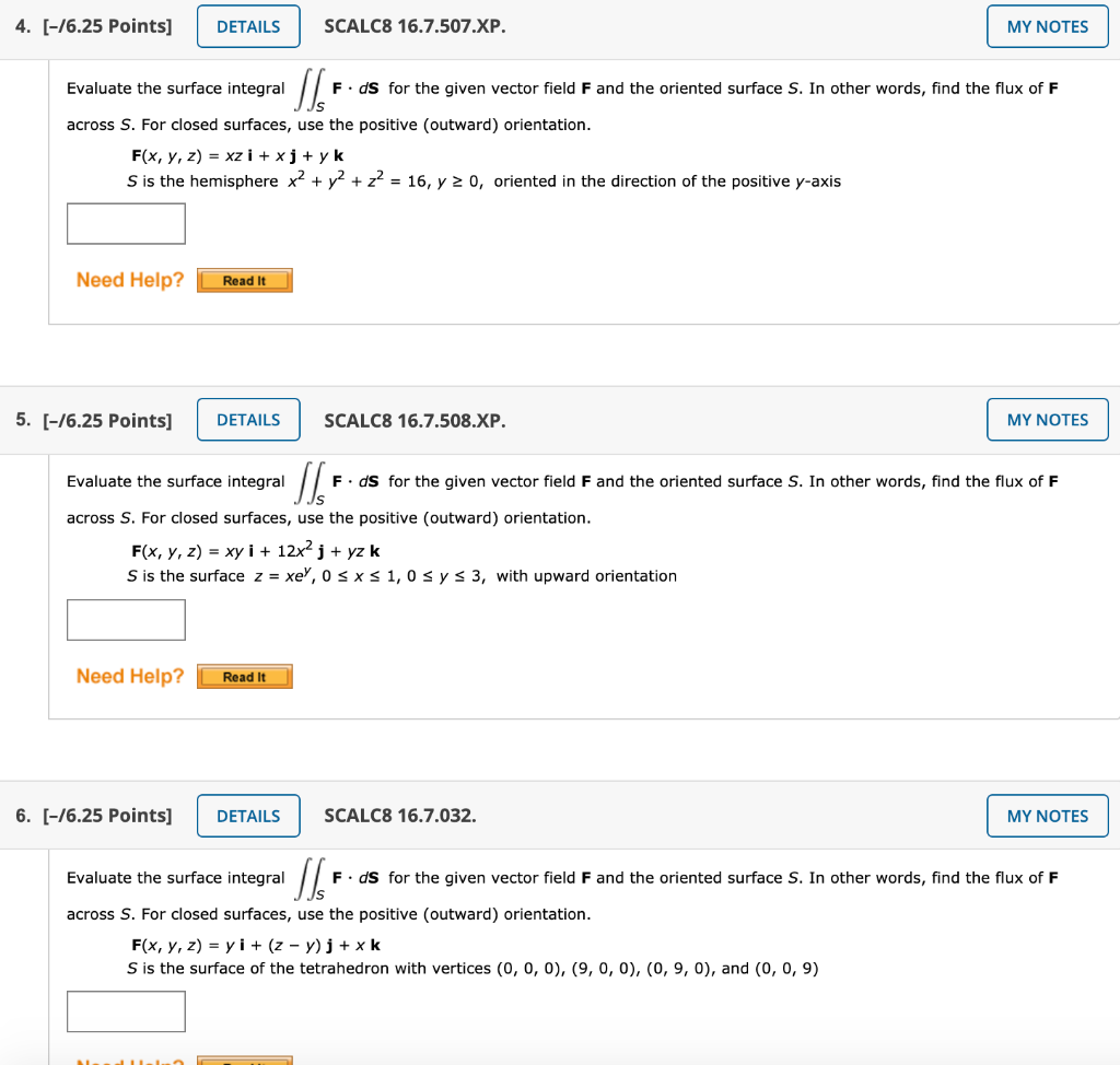 Solved 1. [-76.25 Points] DETAILS SCALC8 16.7.005. MY NOTES | Chegg.com