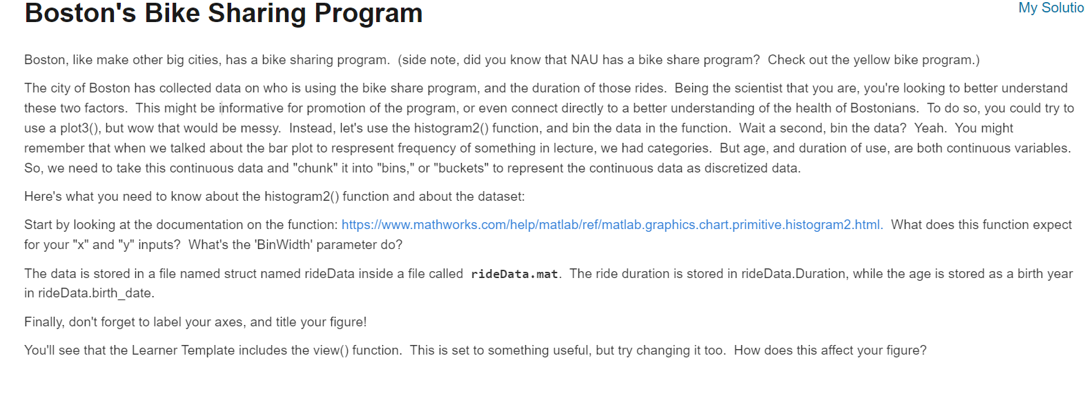 Solved Boston's Bike Sharing Program Boston, like make other | Chegg.com