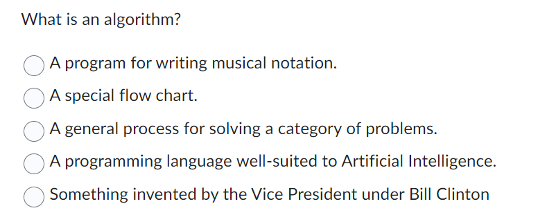 What is an algorithm? A program for writing musical | Chegg.com