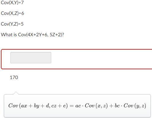 Solved Var(X)=6 What is Var(7X+3)? 294 | Chegg.com
