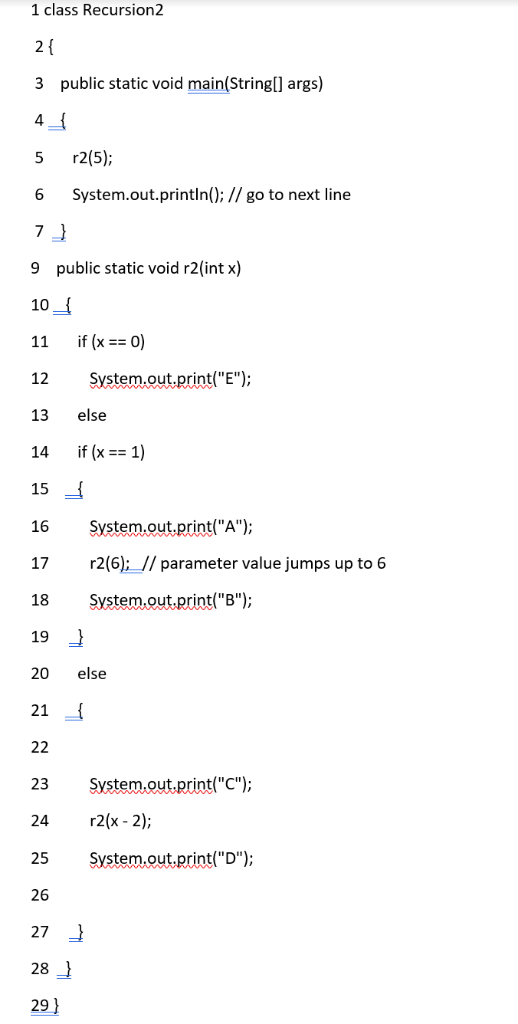 Solved 1) Implement all the recursive programs I demonstated | Chegg.com