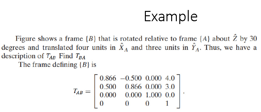 Solved Figure shows a frame {B} that is rotated relative to | Chegg.com