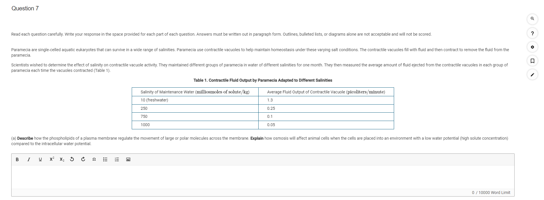 paramecia. paramecia each time the vacuoles | Chegg.com