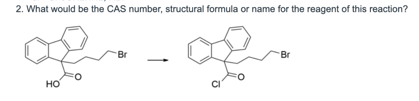 Solved 2. What would be the CAS number, structural formula | Chegg.com