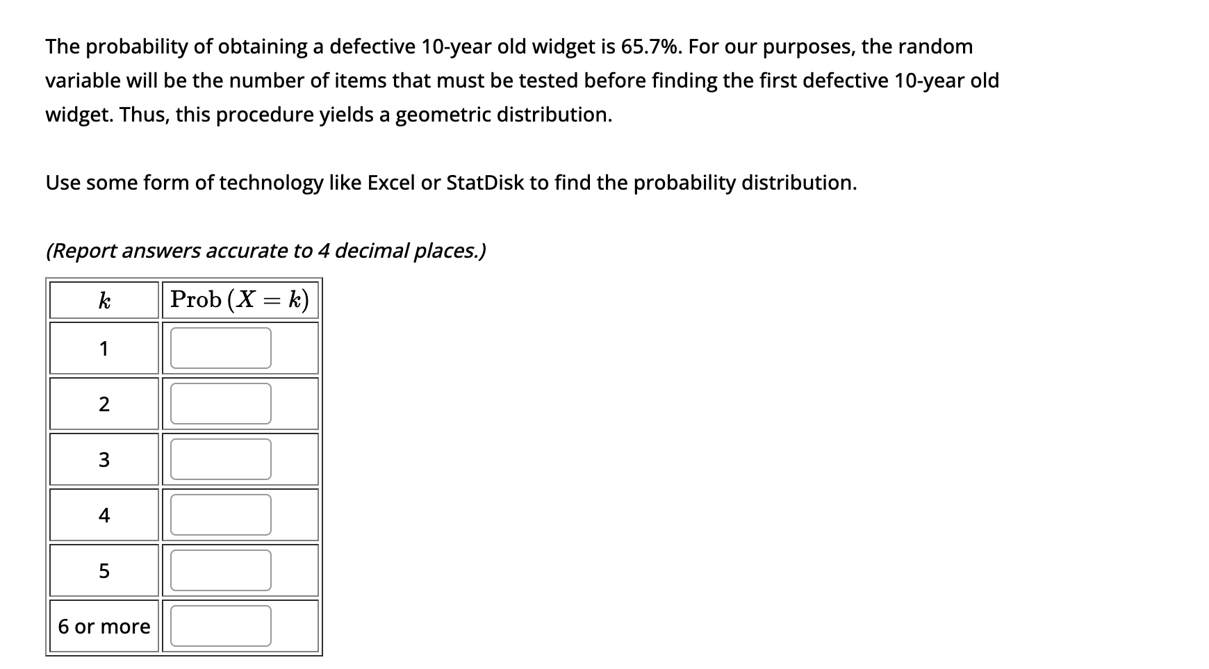 Solved The probability of obtaining a defective 10 -year old | Chegg.com