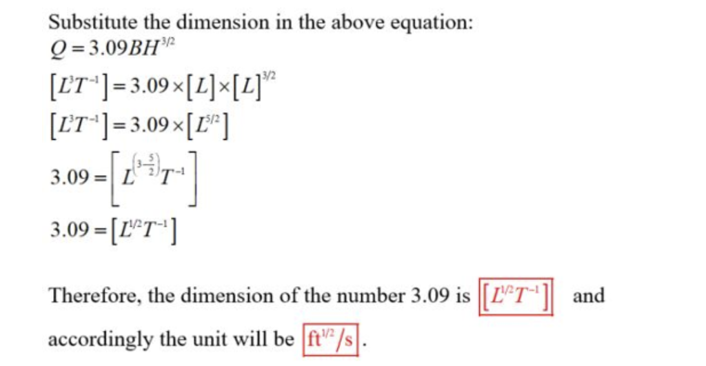 Solved I'm confused on how 3.09 L^5/2 happened, I need to | Chegg.com
