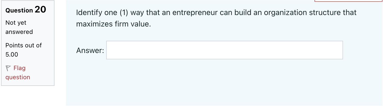 Solved Identify one (1) way that an entrepreneur can build | Chegg.com