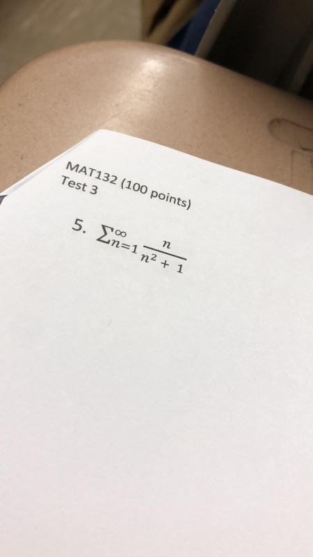 Solved MAT132 (100 points) Test 3 Date: Name: You must show | Chegg.com