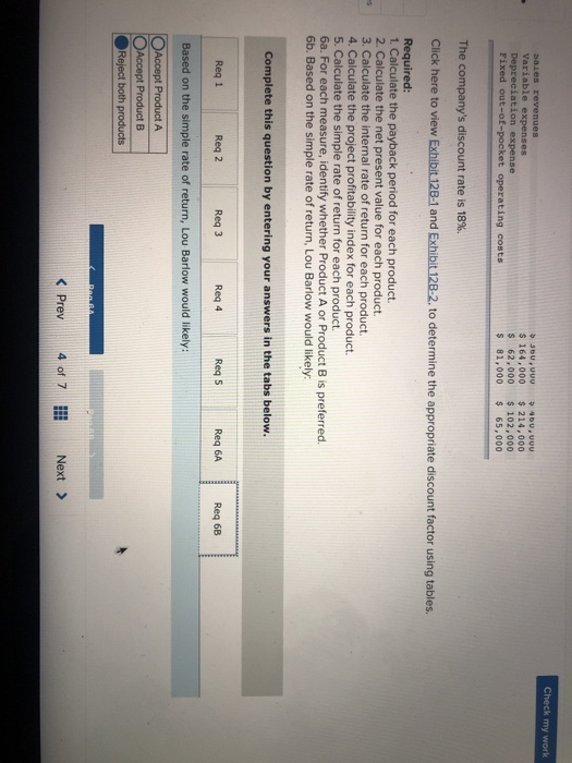Solved Check my work Problem 12-23 Comprehensive Problem | Chegg.com