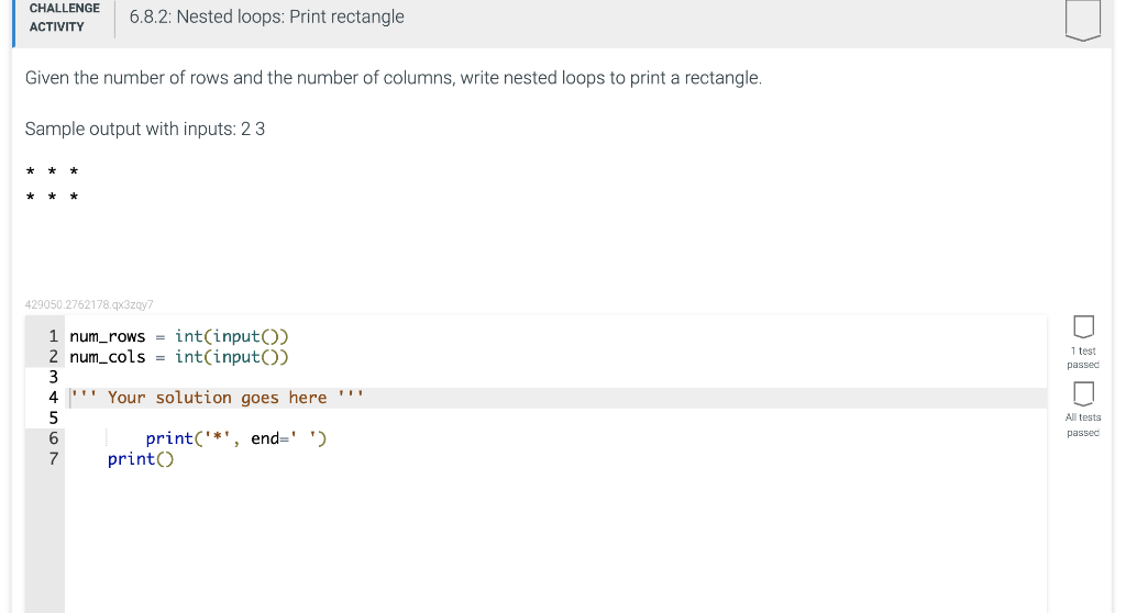 Solved Given The Number Of Rows And The Number Of Columns Chegg