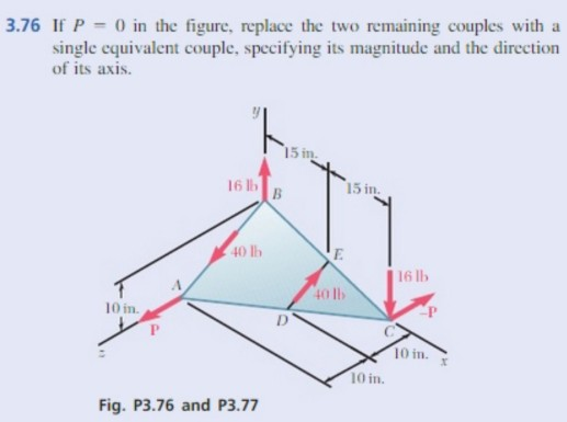 Solved 3.76 If P 0 in the figure, replace the two remaining | Chegg.com