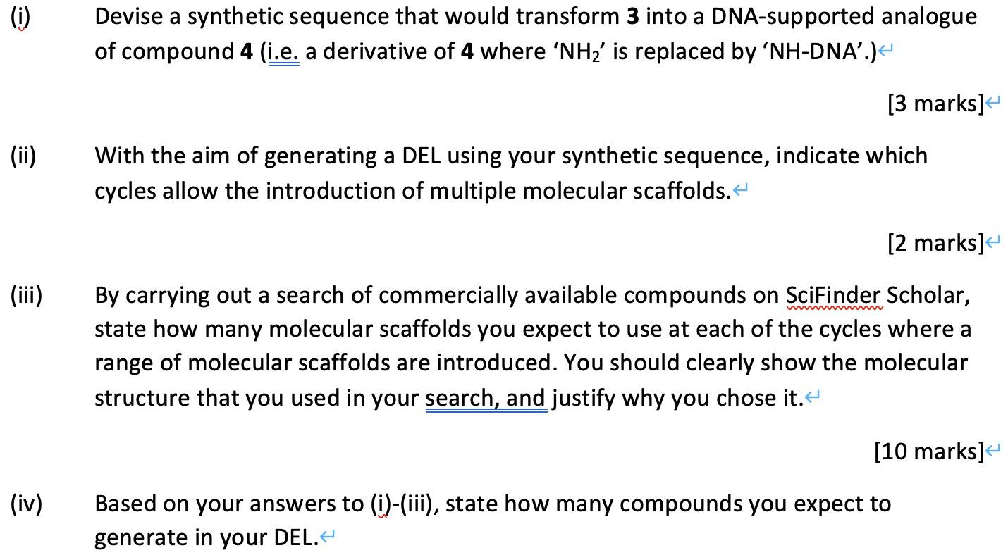 A DNA Encoded Library (DEL) generated the hit | Chegg.com