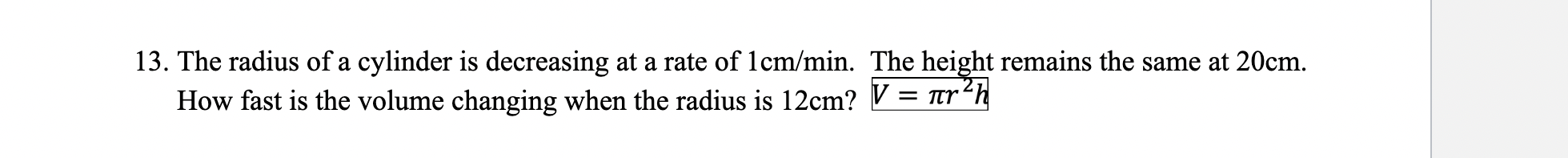 Solved 8 One Leg Of A Right Triangle Is Always 12 Cm Long Chegg