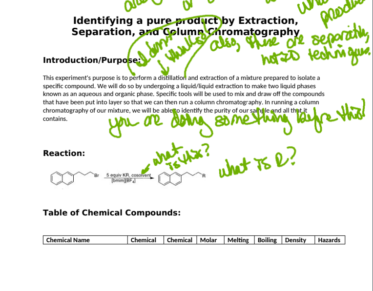 This experiment's purpose is to perform a | Chegg.com