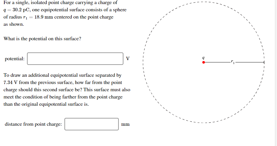 Solved For a single, isolated point charge carrying a charge | Chegg.com