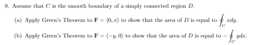 Solved 9. Assume that C is the smooth boundary of a simply | Chegg.com