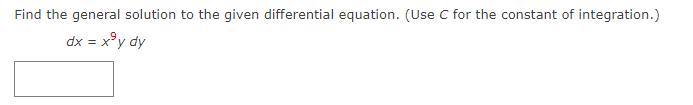 Solved Find the general solution to the given differential | Chegg.com