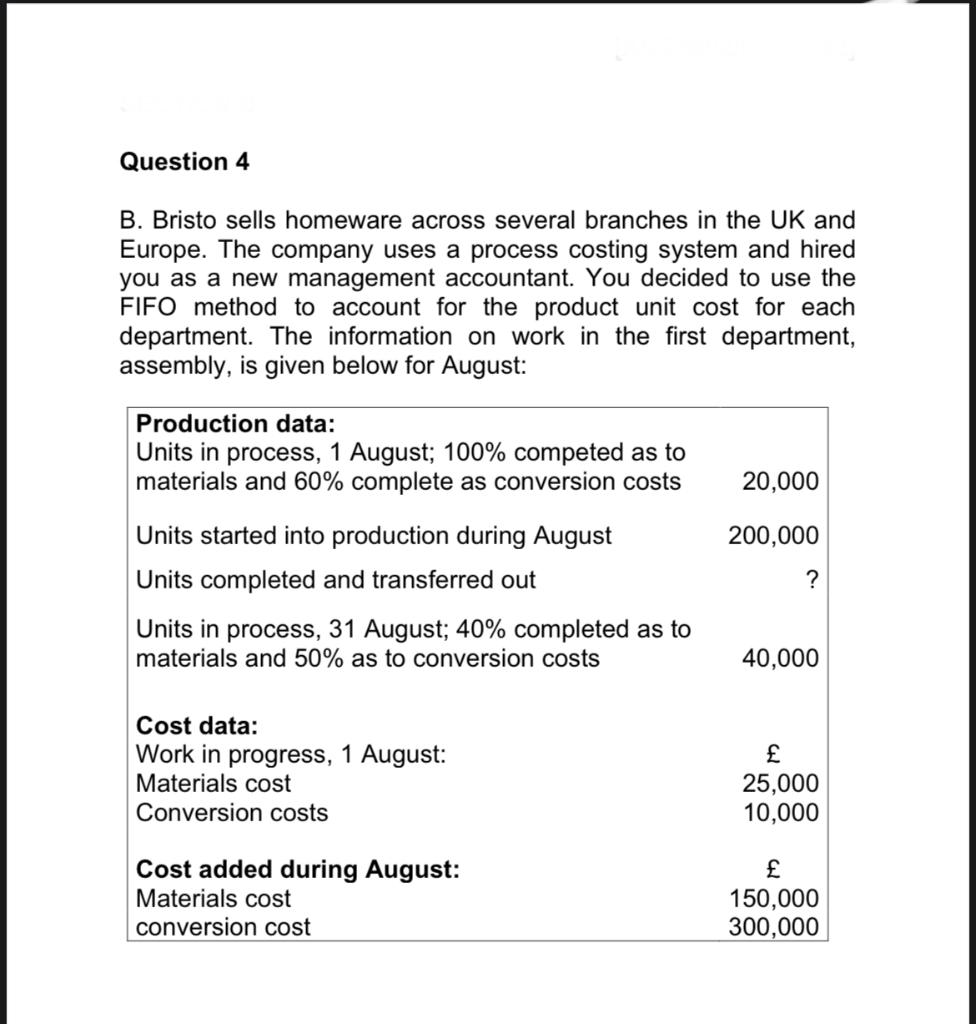 Solved Required: Prepare a quantity schedule and calculate | Chegg.com