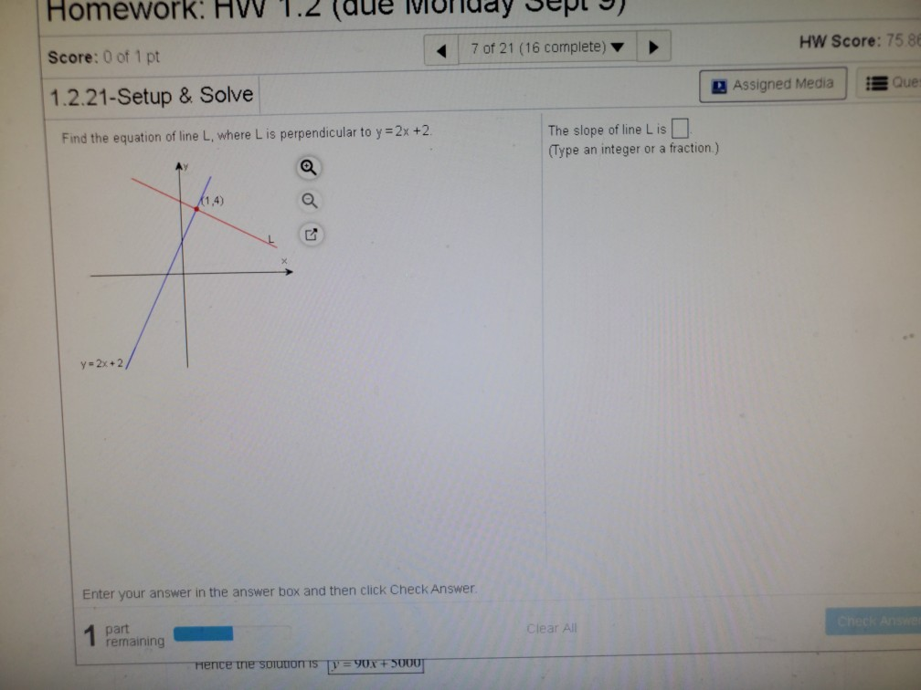 Solved noTeWUIR. 1.2 (uue Mulluay tao Score: 0 of 1 pt 7 of | Chegg.com
