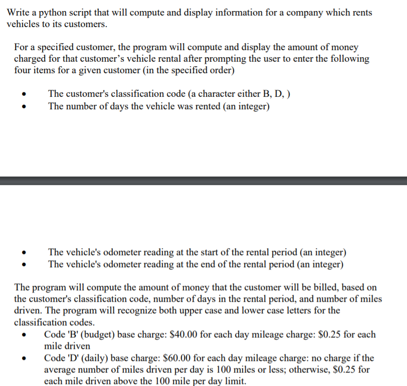 Solved Write a python script that will compute and display | Chegg.com