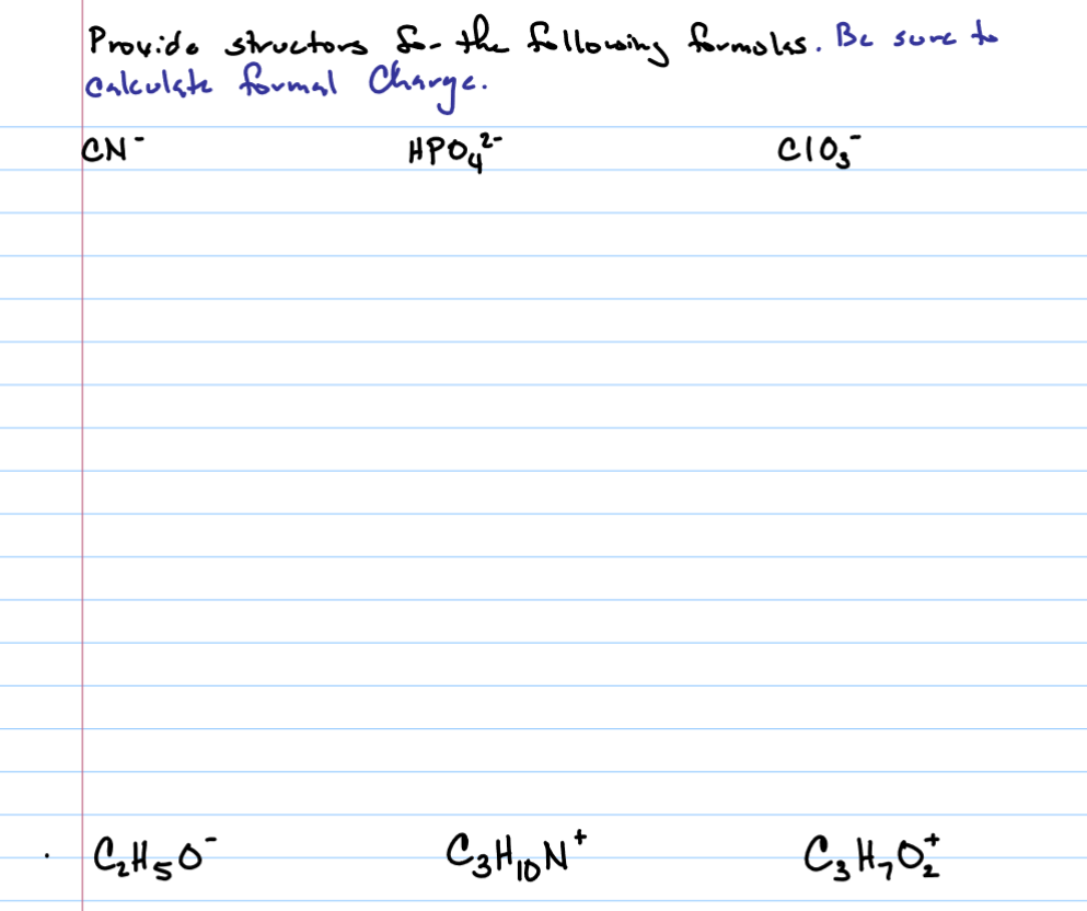 Solved Provide structures for the following expanded octet | Chegg.com