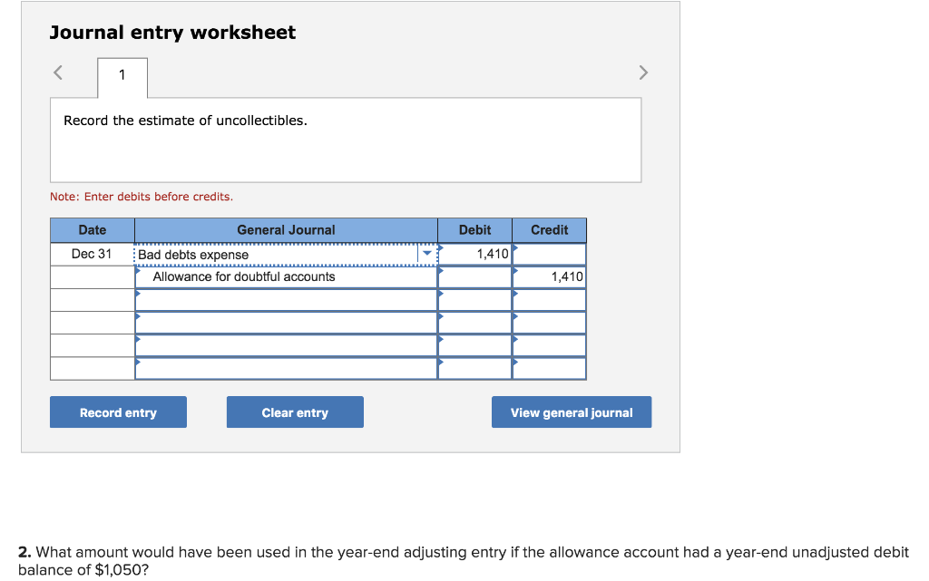 Solved Qs 7 6 Percent Of Accounts Receivable Method Lo P3