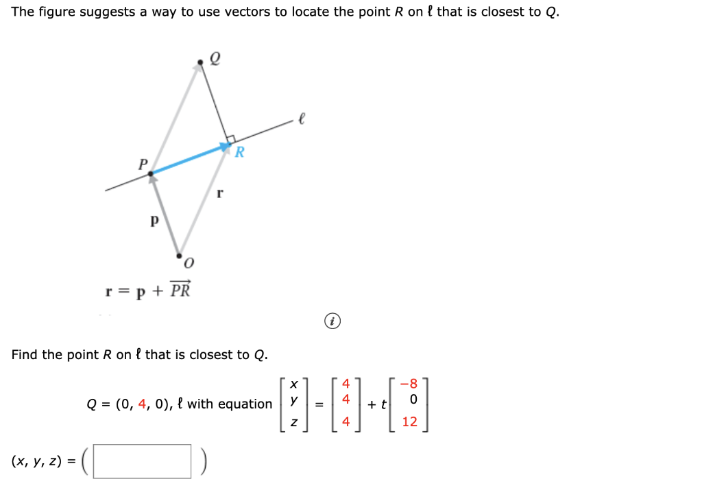Solved The figure suggests a way to use vectors to locate | Chegg.com