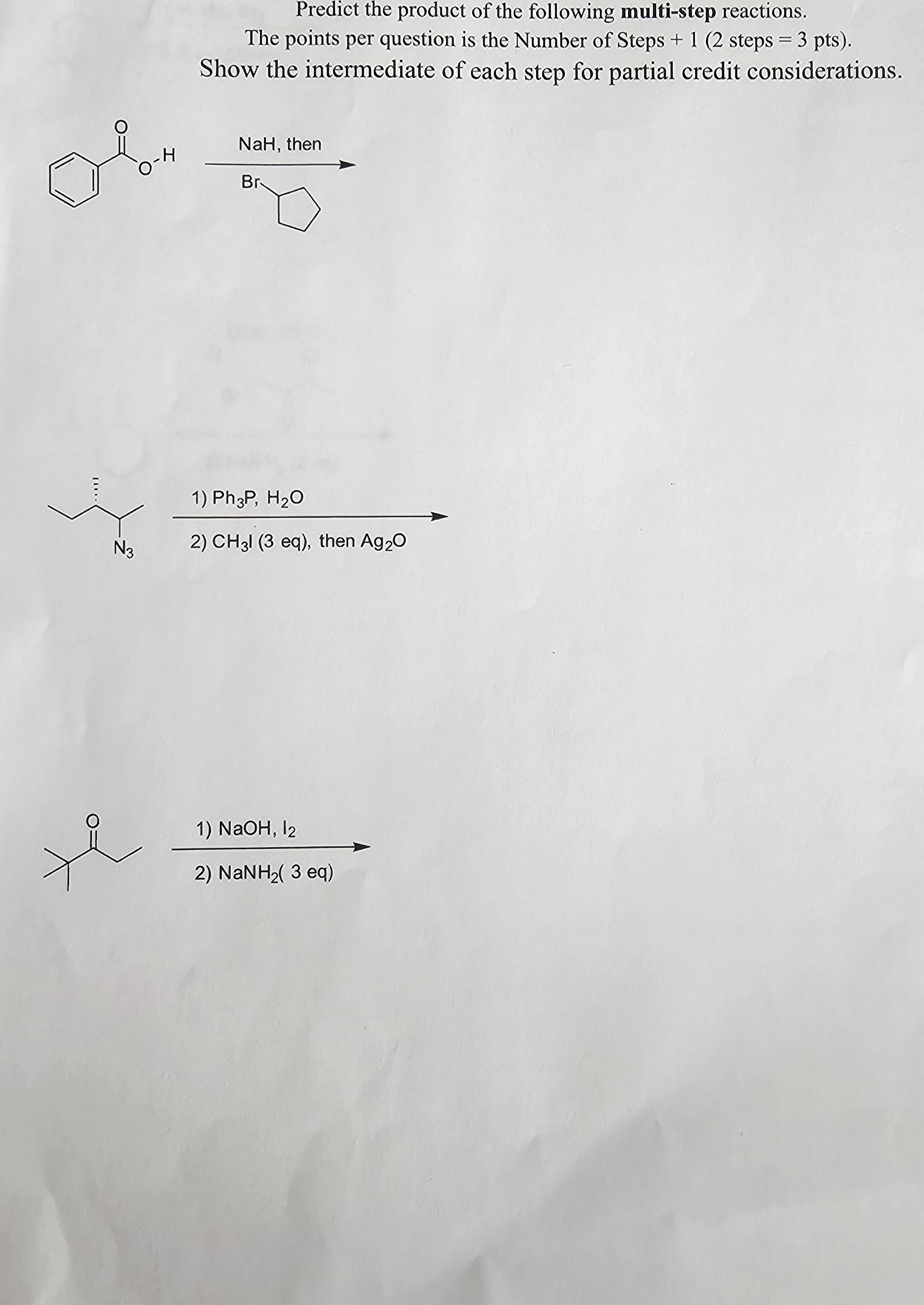 Solved Predict the product of the following multi-step | Chegg.com Solved Predict the product of the following multi-step | Chegg.com