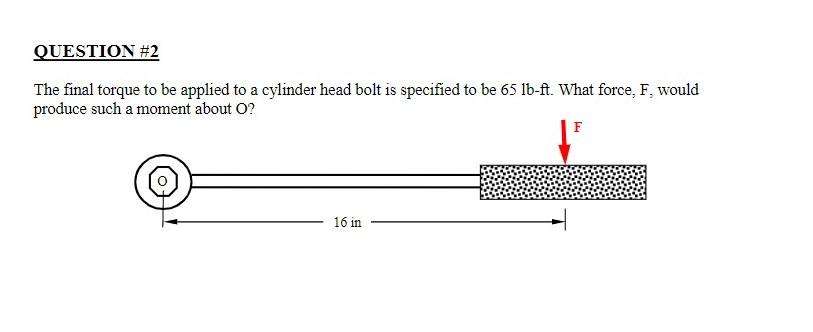Solved QUESTION #2 The final torque to be applied to a | Chegg.com