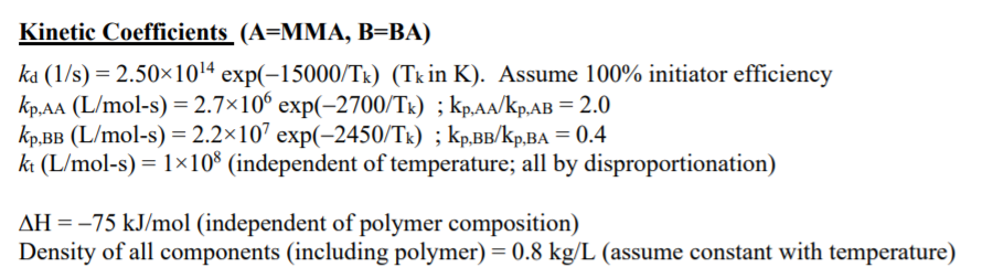 Random copolymerization of two monomers by free | Chegg.com
