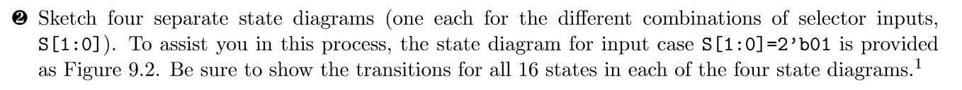 © Complete the state transition/output table for the | Chegg.com