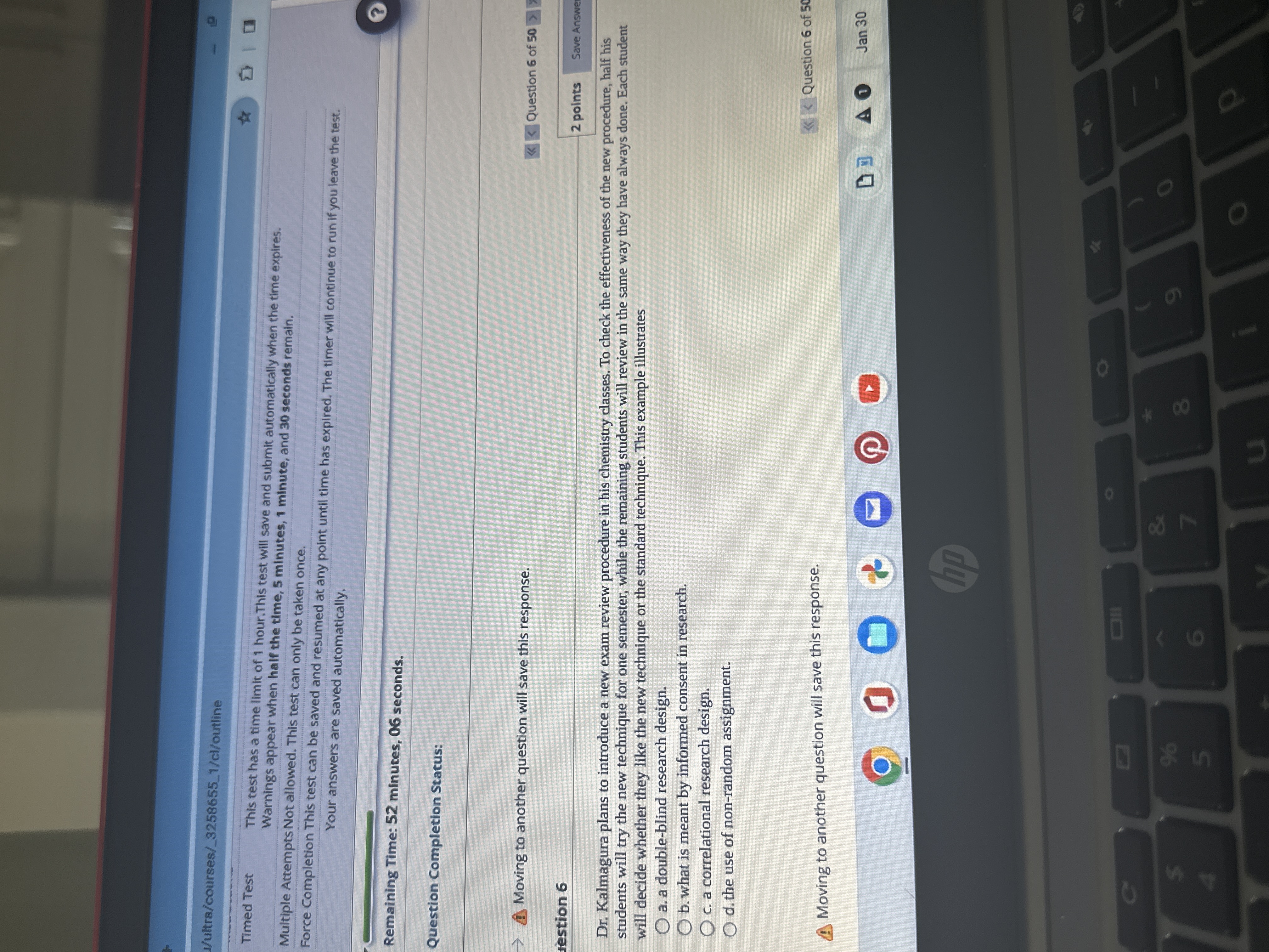Solved tèstion 6Dr. ﻿Kalmagura plans to introduce a new exam | Chegg.com