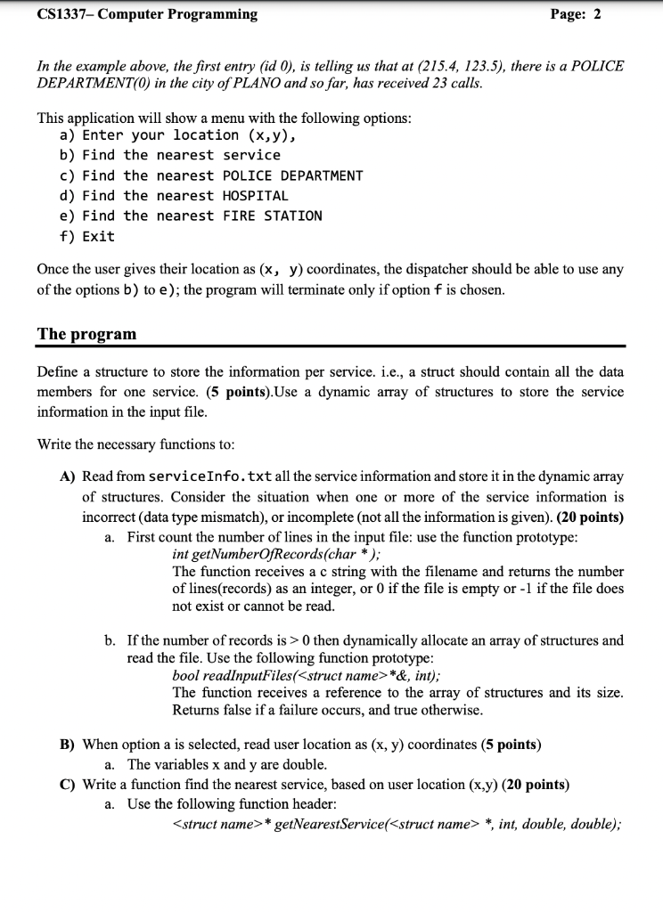 Solved In this assignment, you will write a small C++ | Chegg.com