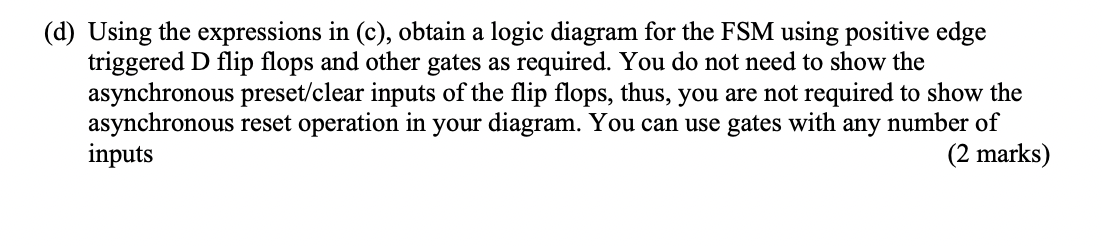 Question 3. (20 marks) You are required to design a | Chegg.com