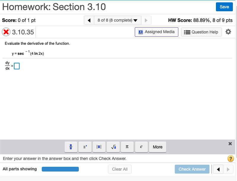Solved Homework Section 3 10 Save Score 0 Of 1 Pt 8 Of 8