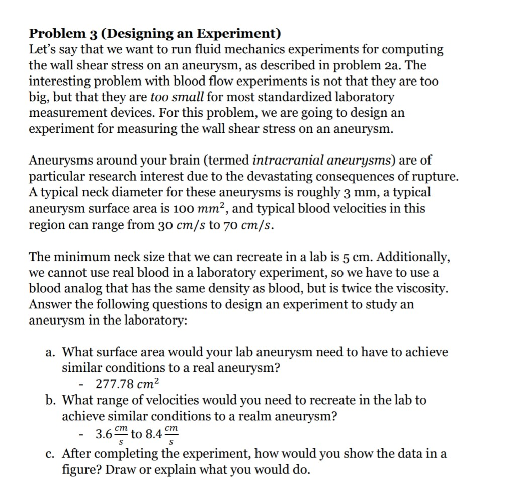 Solved Problem 3 (Designing an Experiment) Let's say that we | Chegg.com