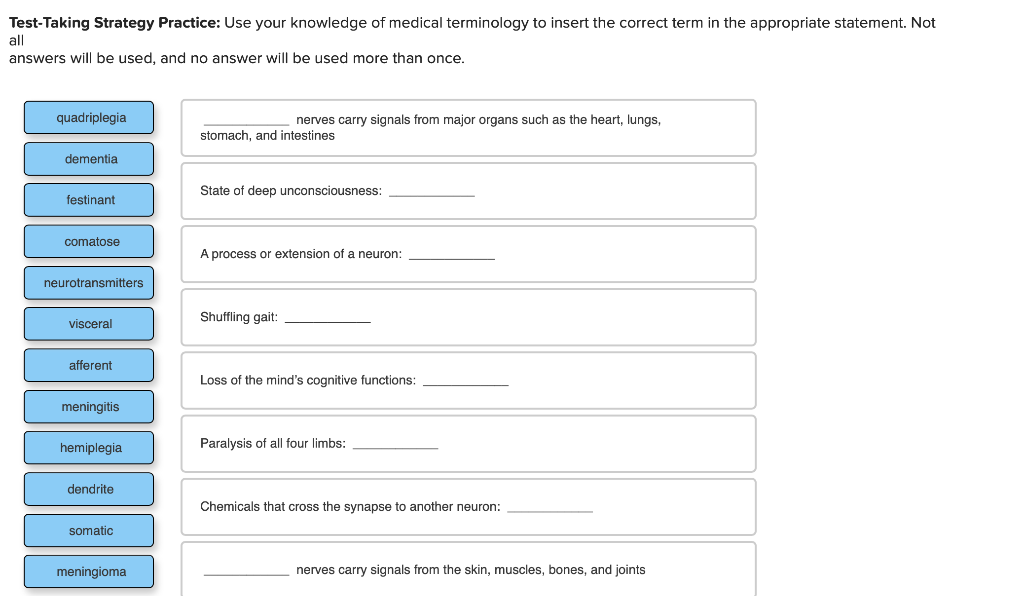 Solved Test-Taking Strategy Practice: Use your knowledge of | Chegg.com