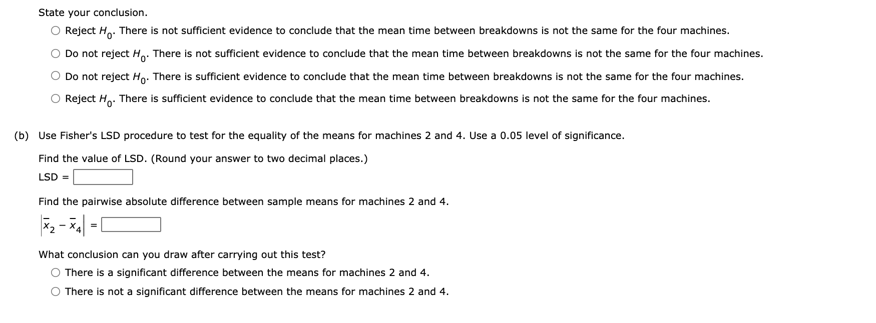 Solved To test for any significant difference in the number | Chegg.com