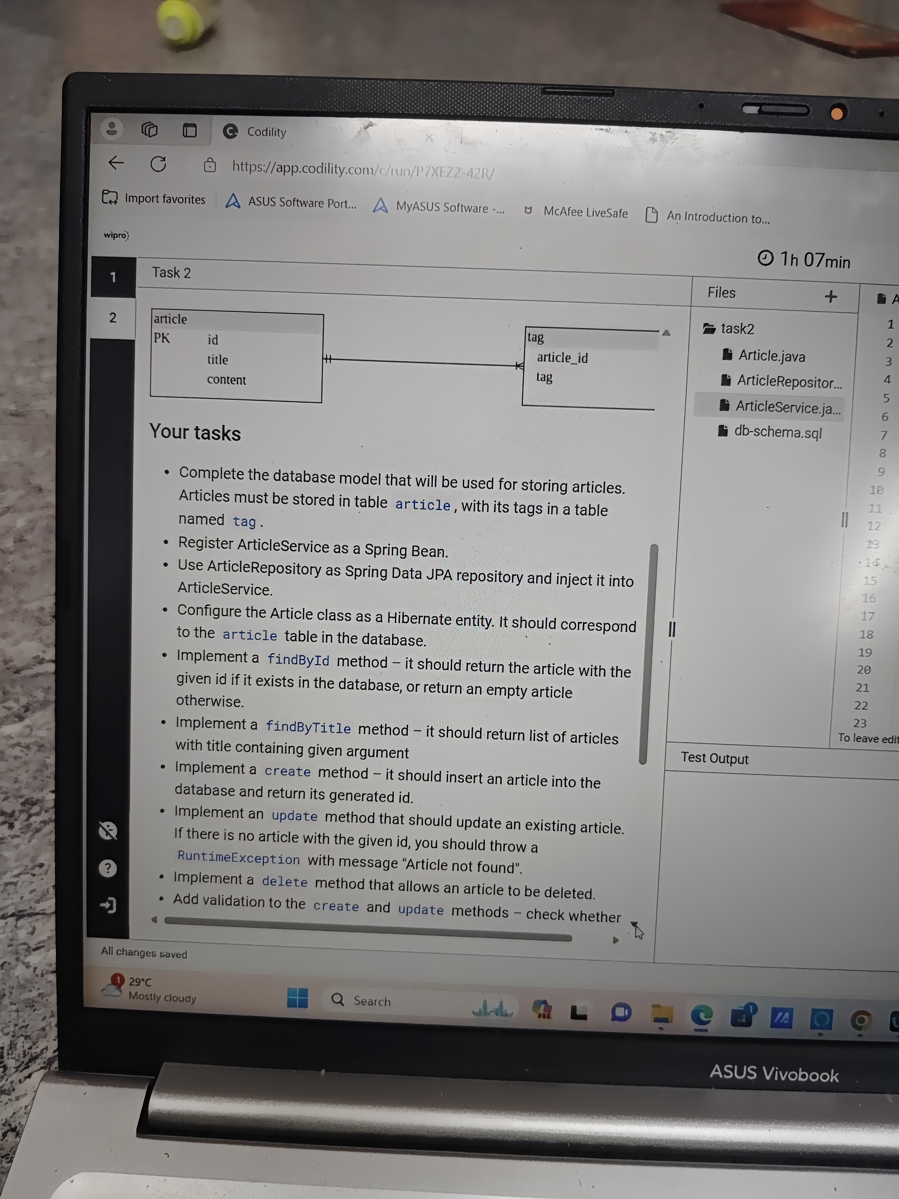 Solved Your tasksComplete the database model that will be | Chegg.com