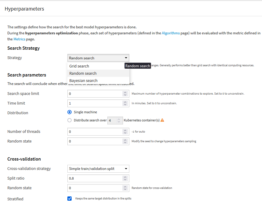 Solved Hyperparameters The settings define how the search | Chegg.com