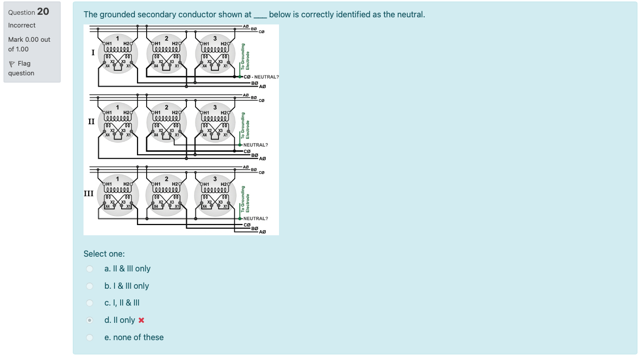 Solved Question 20 The grounded secondary conductor shown at | Chegg.com