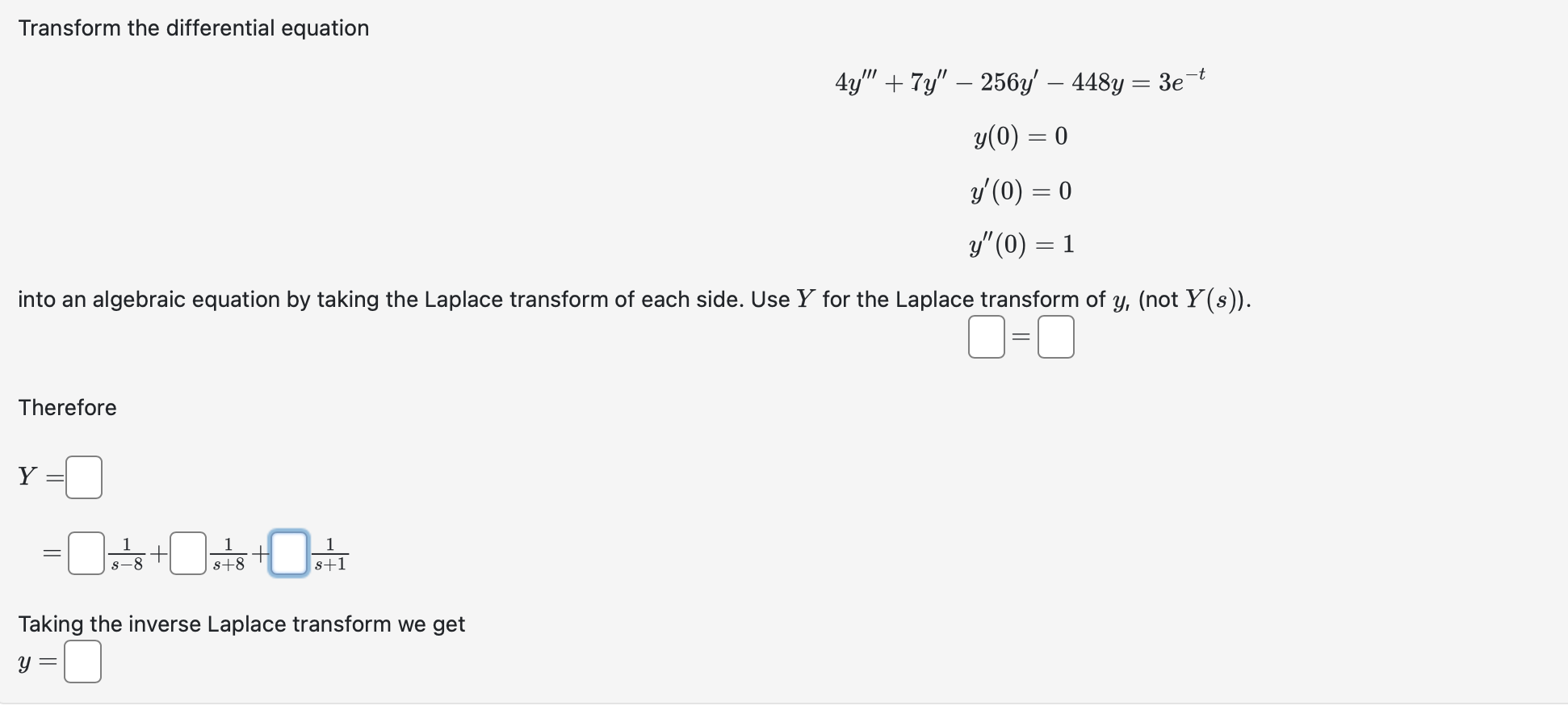 Solved Transform the differential | Chegg.com