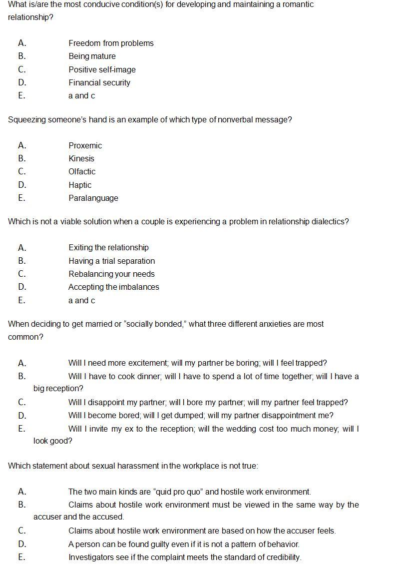 Solved What is/are the most conducive condition(s) for | Chegg.com