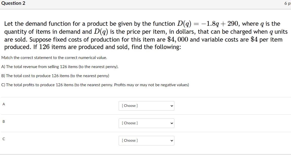 Solved Let the demand function for a product be given by the | Chegg.com