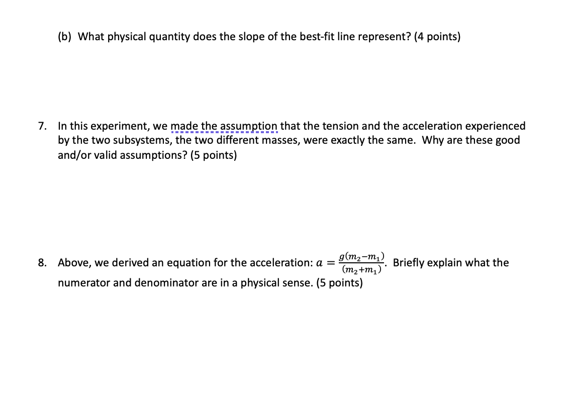 Solved a(m/s) Fnet(N) + Constant Net Force Table (20 points) | Chegg.com