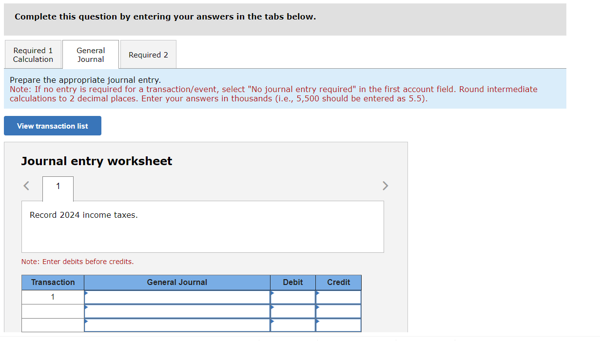 Solved For the year ended December 31, 2024, Fidelity | Chegg.com
